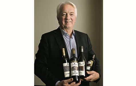 Business players take wine seriously