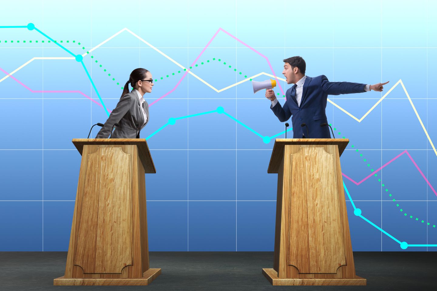 Leaders face falling behind