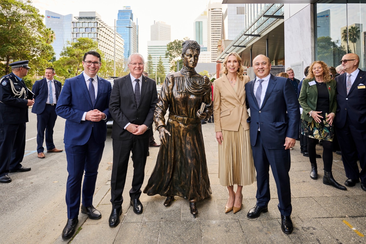 Edith Cowan statue unveiled